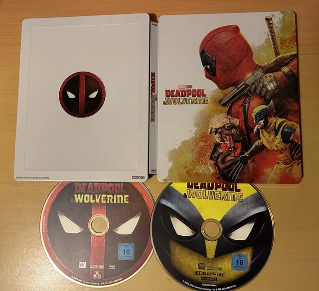 DEADPOOL & WOLVERINE 4K Ultra Hd Blu-Ray Steelbook Edition £1.75 - PicClick UK