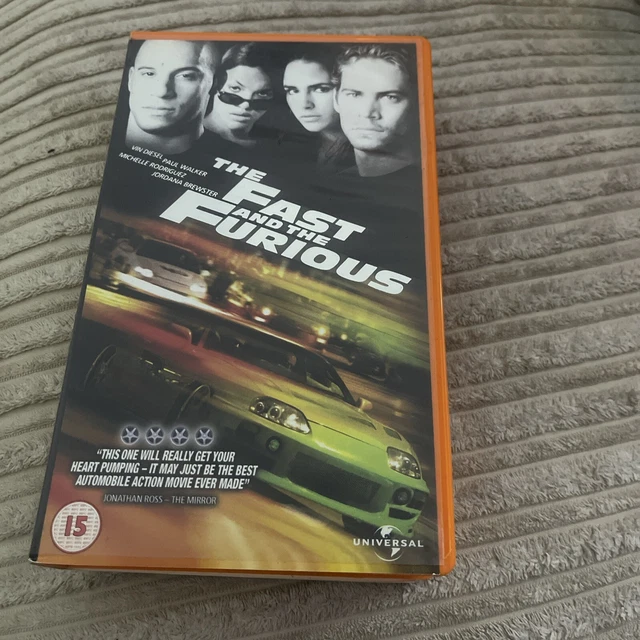 THE FAST AND Furious - VHS 2001. Vin Diesel, Paul Walker. Cert 15 £5.00 ...