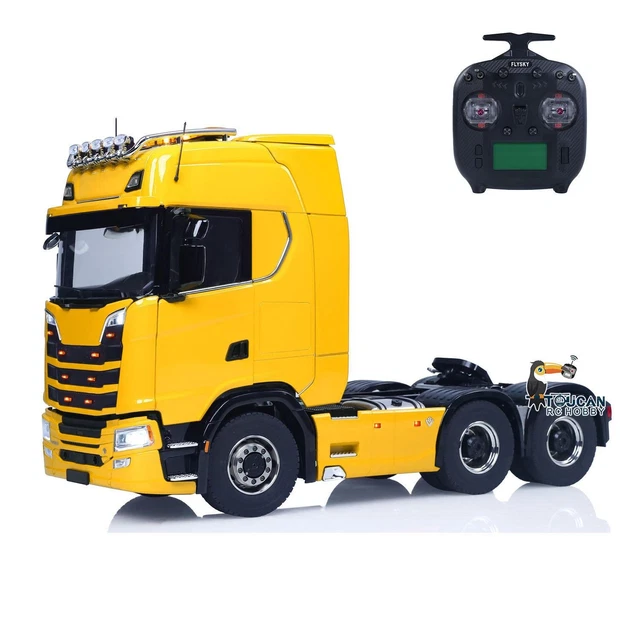 1 14 RC TRACTOR Truck 770S 6x6 3Speed RC Lorry Model Axle Locks Lights