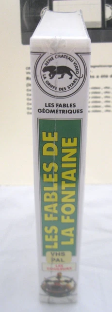 PIERRE PERRET LES fables geometriques 2 vhs neuf sous blister rene ...