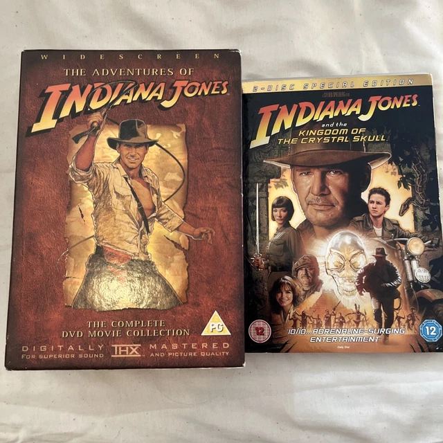 INDIANA JONES COMPLETE Dvd Movie Collection 1-4 Including Bonus ...