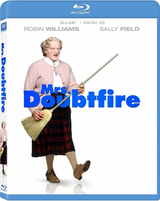 MRS. DOUBTFIRE (DVD) Robin Williams Sally Field Pierce Brosnan Harvey ...