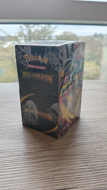 POKEMON TCG MEGA Evolution Booster Box Half Sealed In Hand Ready to ...