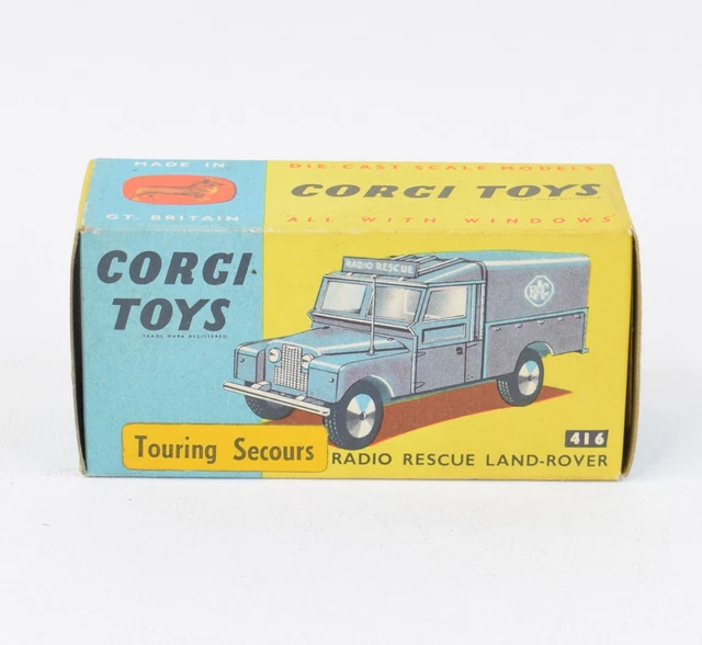CORGI TOYS 416 Land-Rover 'TOURING SECOURS' (T.S.) Box only £1,650.00 ...
