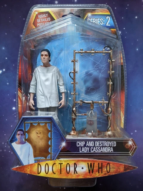 DOCTOR WHO CHIP & Destroyed Lady Cassandra Series 2 5” Action Figure ...