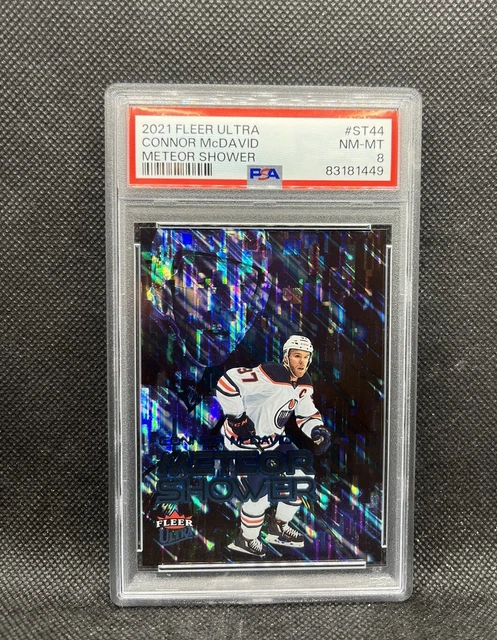 CONOR MCDAVID METEOR SHOWER 2021-22 Fleer Ultra Hockey #ST-44 Case Hit ...