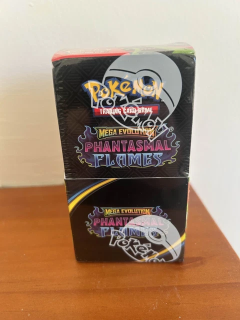 POKEMON MEGA EVOLUTION Phantasmal Flames Sealed Half Booster Box 18 ...