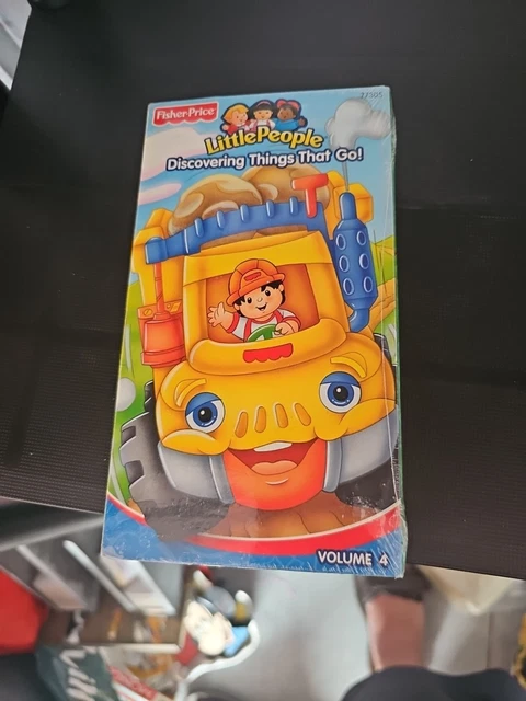 FISHER PRICE LITTLE People Discovering Things That Go VHS Tape ...