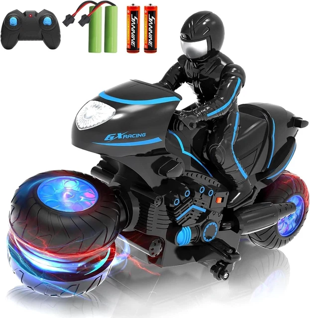 RC STUNT MOTORCYCLE Car, 360° Flip Remote Control Vehicle for Kids £167 ...