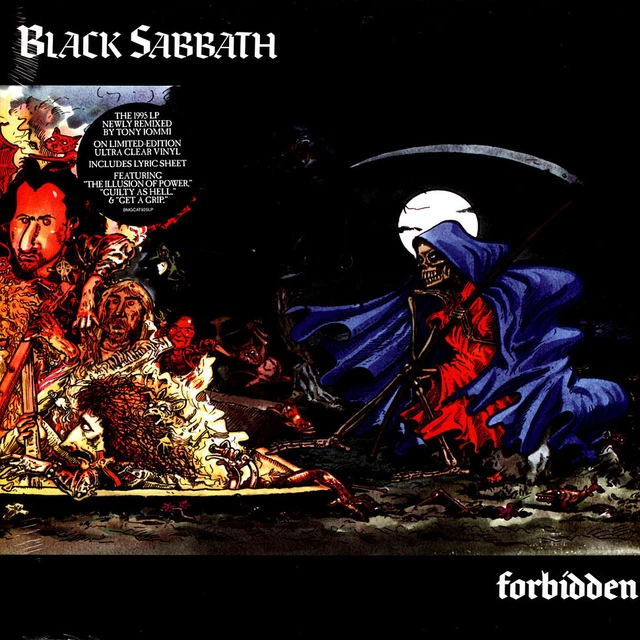 BLACK SABBATH - Forbidden 2024 Tony Iommi Remix Clear Vinyl (EU ...