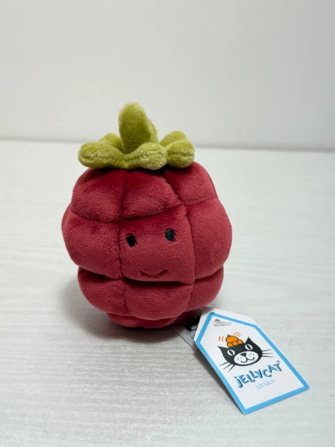 JELLYCAT VERY RARE Retired Fabulous Fruit Raspberry, Brand New With ...
