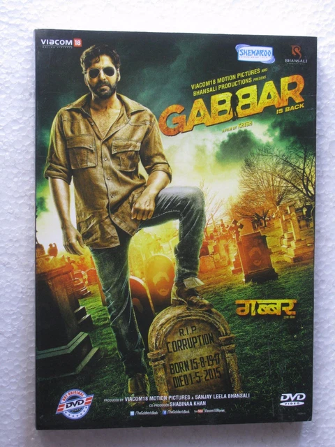 GABBAR AKSHAY KUMAR DVD Hindi movie bollywood India £44.64 - PicClick UK