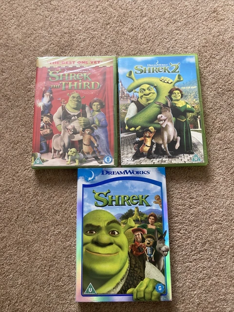 SHREK DVD BUNDLE kids Films Movies 1,2,3 EUR 1,15 - PicClick IT