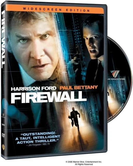 FIREWALL (2006, DVD, Rg4) Virginia Madsen, Harrison Ford, Loncraine ...