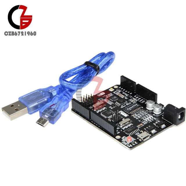 UNO WIFI R3 Micro USB-TTL CH340G ATmega328P ESP8266 / Cable For Arduino ...