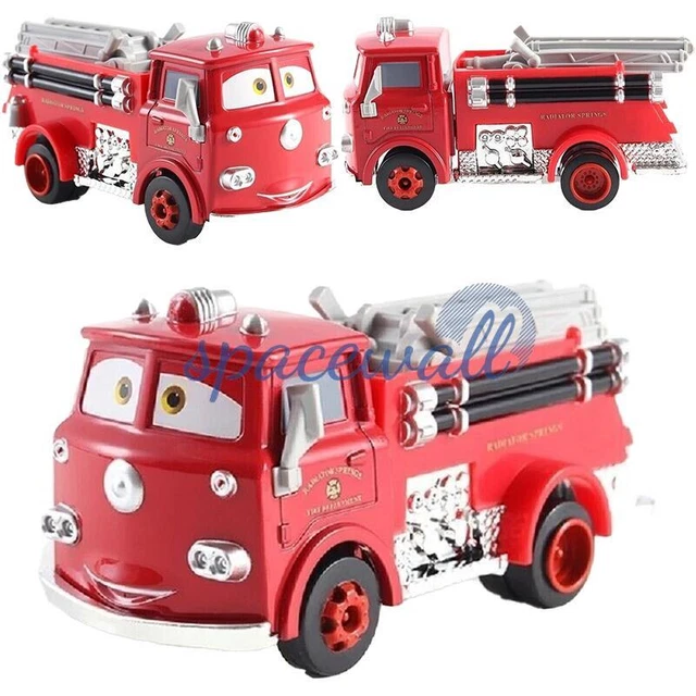 DISNEY PIXAR CARS Red Firetruck 1:55 Diecast Model Toy Cars Boy Gift ...