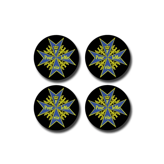 POUR LE MÉRITE Set Aufkleber Orden Preußen 5,5cm WK1 Militär #A707 EUR ...