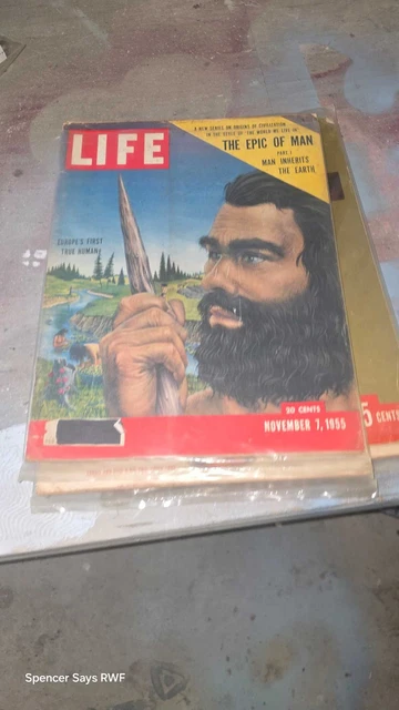 LIFE MAGAZINE NOV 7 1955 The Epic of Man Part 1 Europe's First True ...