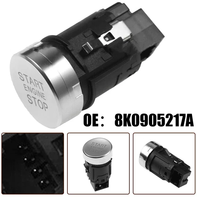 PROTECT YOUR ENGINE Switch with Silver Start Stop Button For Q5 2009 ...