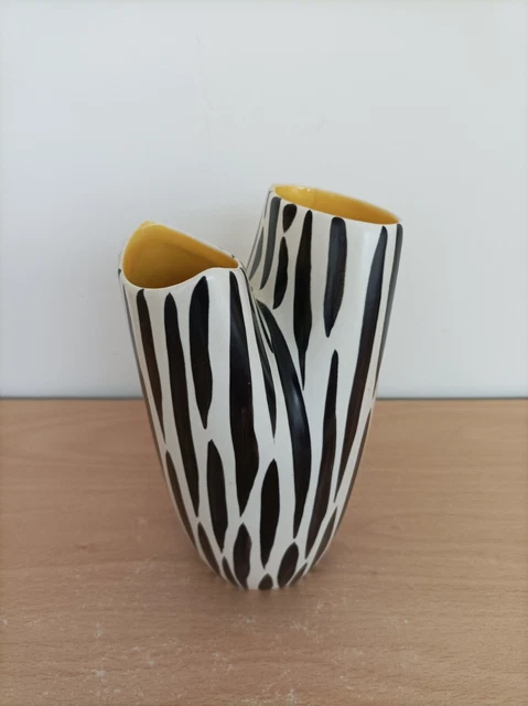 RETRO BESWICK “ZEBRETTE” Shape 1457 Vase £59.99 - PicClick UK