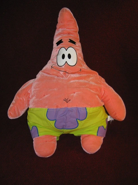 SPONGEBOB SQUAREPANTS PATRICK Star Plush Toy Collectible 24" 2003 ...