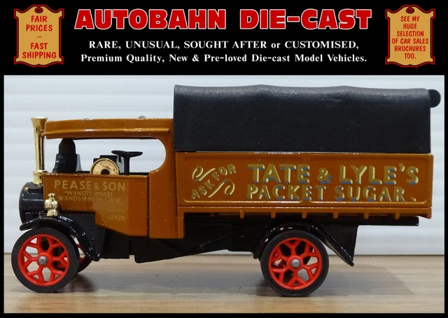 VINTAGE FODEN STEAM Lorry 1922 1:72 Scale Matchbox Diecast Collector ...