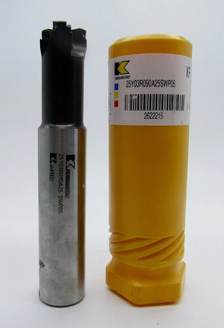 KENNAMETAL INDEXABLE HIGH Feed Milling Cutter - D=25 L=140 ...