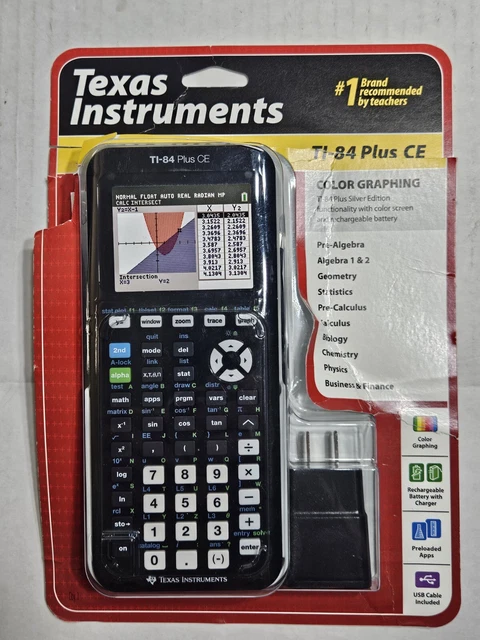 TEXAS INSTRUMENTS TI-84 PLUS CE Graphing Calculator $60.00 - PicClick