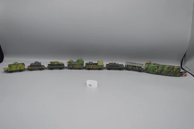 PANZERZUG DEUTSCHE WEHRMACHT-PANZERLOK Br.65 + 7 Wagons Spur N (Nr.95 ...