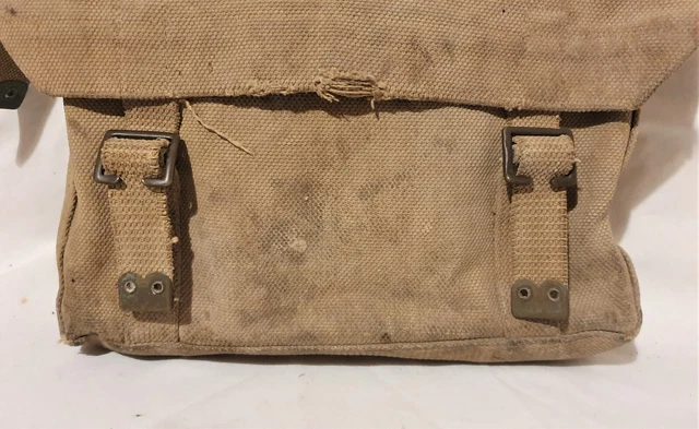 ORIGINAL WW1 BRITISH Army 1908 Pattern Webbing Haversack Small Pack ...
