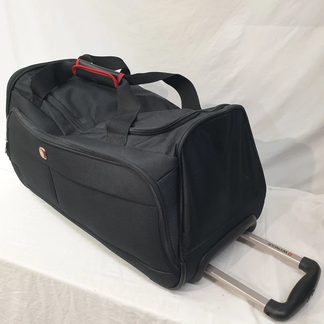WENGER SWISS GEAR Wheeled Pull Along Suitcase Travel Weekender Bag ...