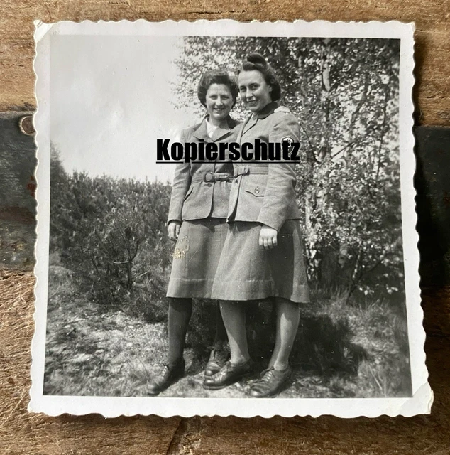 BDM BUND DEUTSCHER Mädel Helferin Blitzmädchen Maid Original Foto 2.WK ...