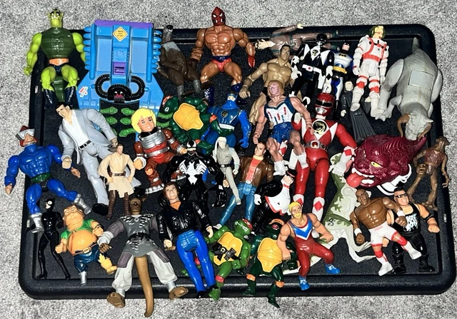 VINTAGE ACTION FIGURE Bundle 80S/90S/00S Collectible Job Lot £41.00 ...