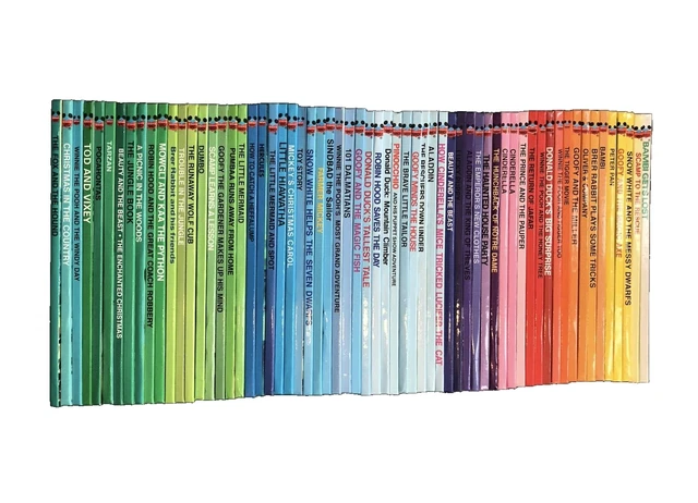 WALT DISNEY WONDERFUL World of Reading Bundle x 63 Children’s Books w ...