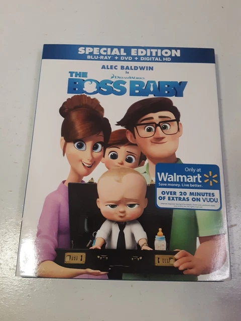 DREAMWORKS THE BOSS Baby Special Edition Bluray DVD Combo With Slip ...