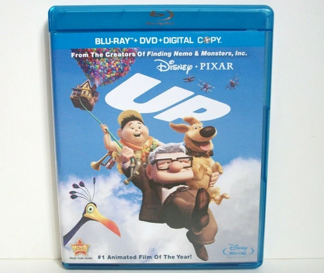 DISNEY PIXAR UP Blu-ray DVD 4-Disc Set w/ Inserts Kids Family Comedy ...