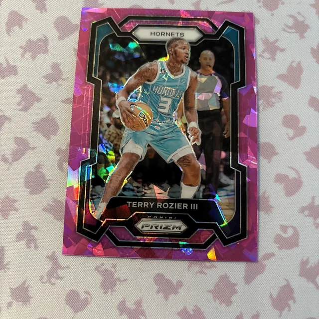 2023-24 PRIZM BASKETBALL Rose Glace Craquée Terry Rozier III Charlotte ...