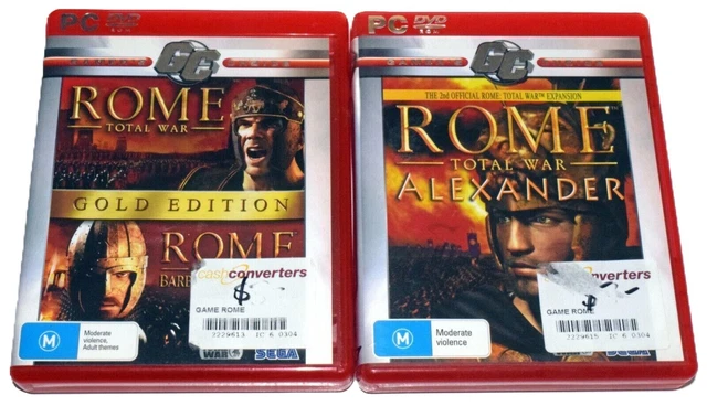 ROME: TOTAL WAR Gold Edition + Alexander Expansion PC Game DVD Rom EUR ...