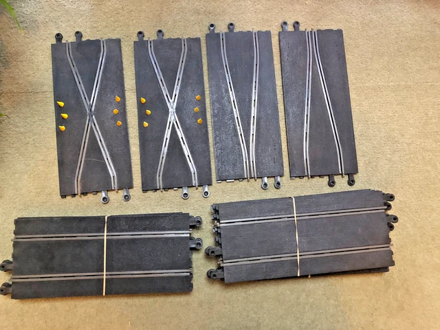 SCALEXTRIC TRIANG CLASSIC TRACK x17 PT82 Cross over, PT74 Chicane ...