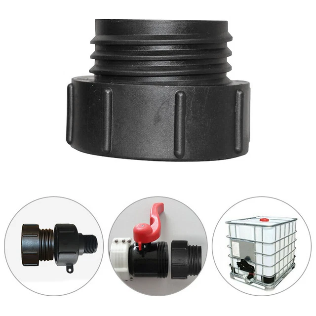 PLASTIC IBC CONTAINER Adapter Connector S60*6 Fine Thread To Coarse ...