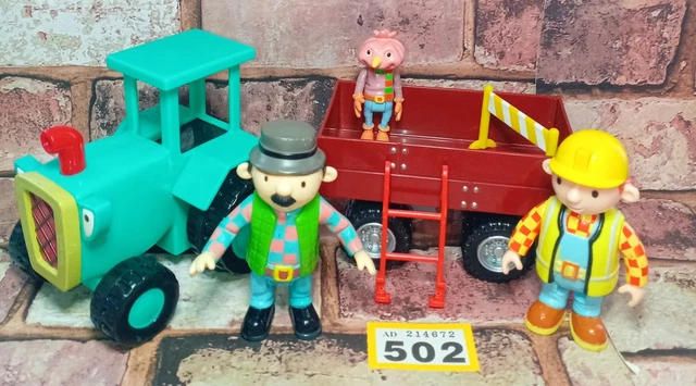 BOB THE BUILDER Travis Tractor & Trailer Farmer Pickles, Spud and Bob ...