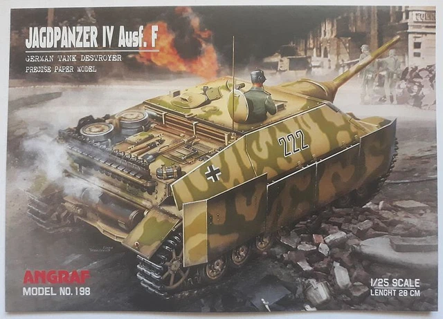 ANGRAF MODEL 198 - Deutscher Jagdpanzer IV Ausf. F EUR 28,00 - PicClick DE