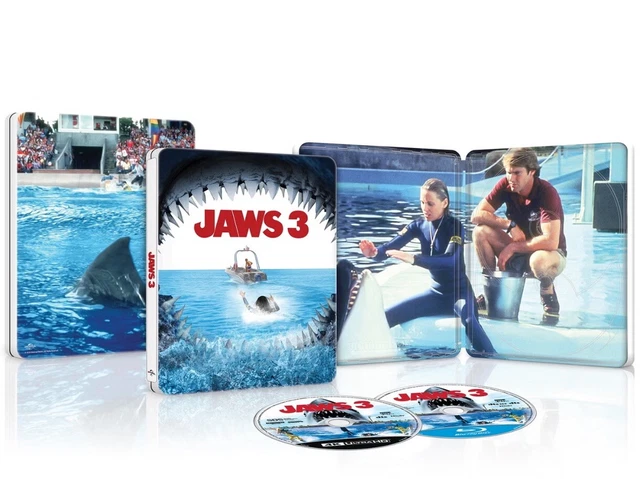 JAWS 3 COLLECTORS Edition 4K Ultra HD Steelbook 1983 Blu-ray Region Free 🐟 £55.00 - PicClick UK