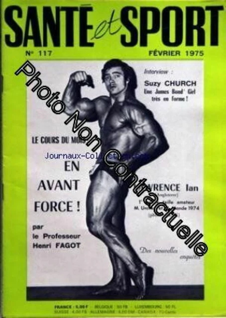 SANTE ET SPORT [No 117] du 01/02/1975 - SUZY CHURCH - LAWRENCE IAN - LE ...