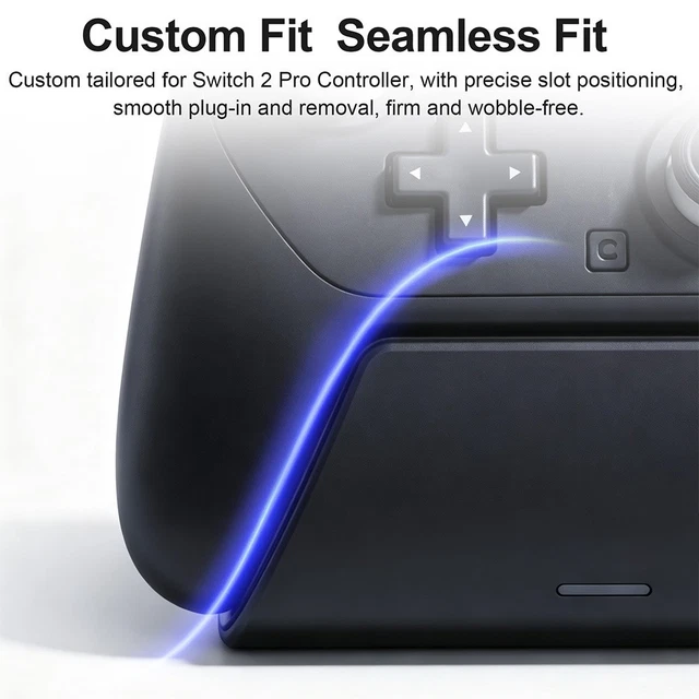 POUR SWITCH 2 Pro Contrôleur Support de Charge avec LED Indicateur de ...