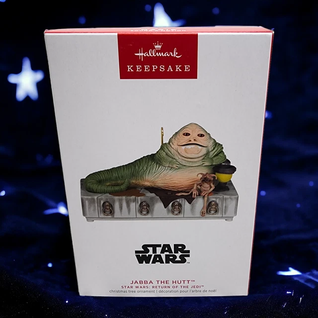 HALLMARK KEEPSAKE STAR Wars Jabba The Hutt Sound & Motion Christmas ...
