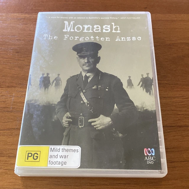 MONASH THE FORGOTTEN Anzac DVD Australia Region 4 PAL ABC Studios Free ...
