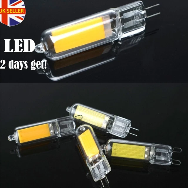 Dimmable G4 G9 Led Bulb Glass Tube Halogen Lamp Hot Led Cob Light Replace £5 44 Picclick Uk