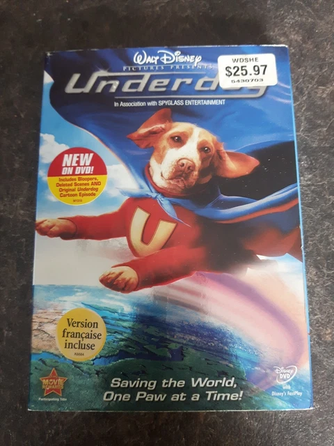 UNDERDOG 2007 DVD Movie Widescreen Good Condition $4.04 - PicClick CA