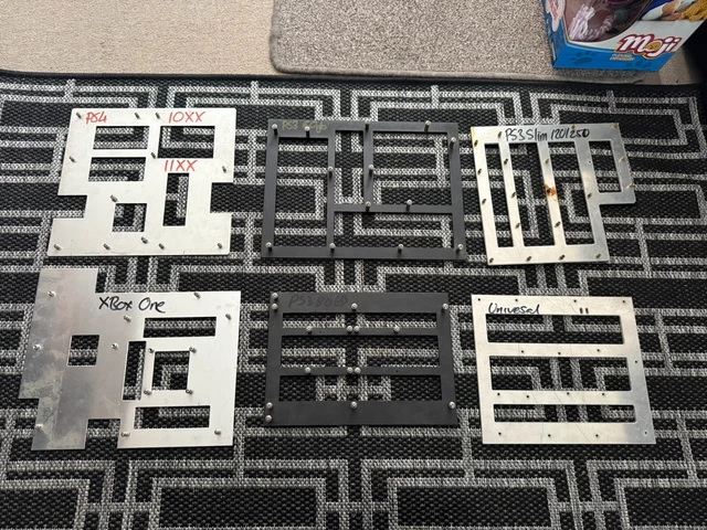 BGA MOTHERBOARD BRACKET Set 6 Reworking PS3, PS4, Xbox One Repair Jig £ ...